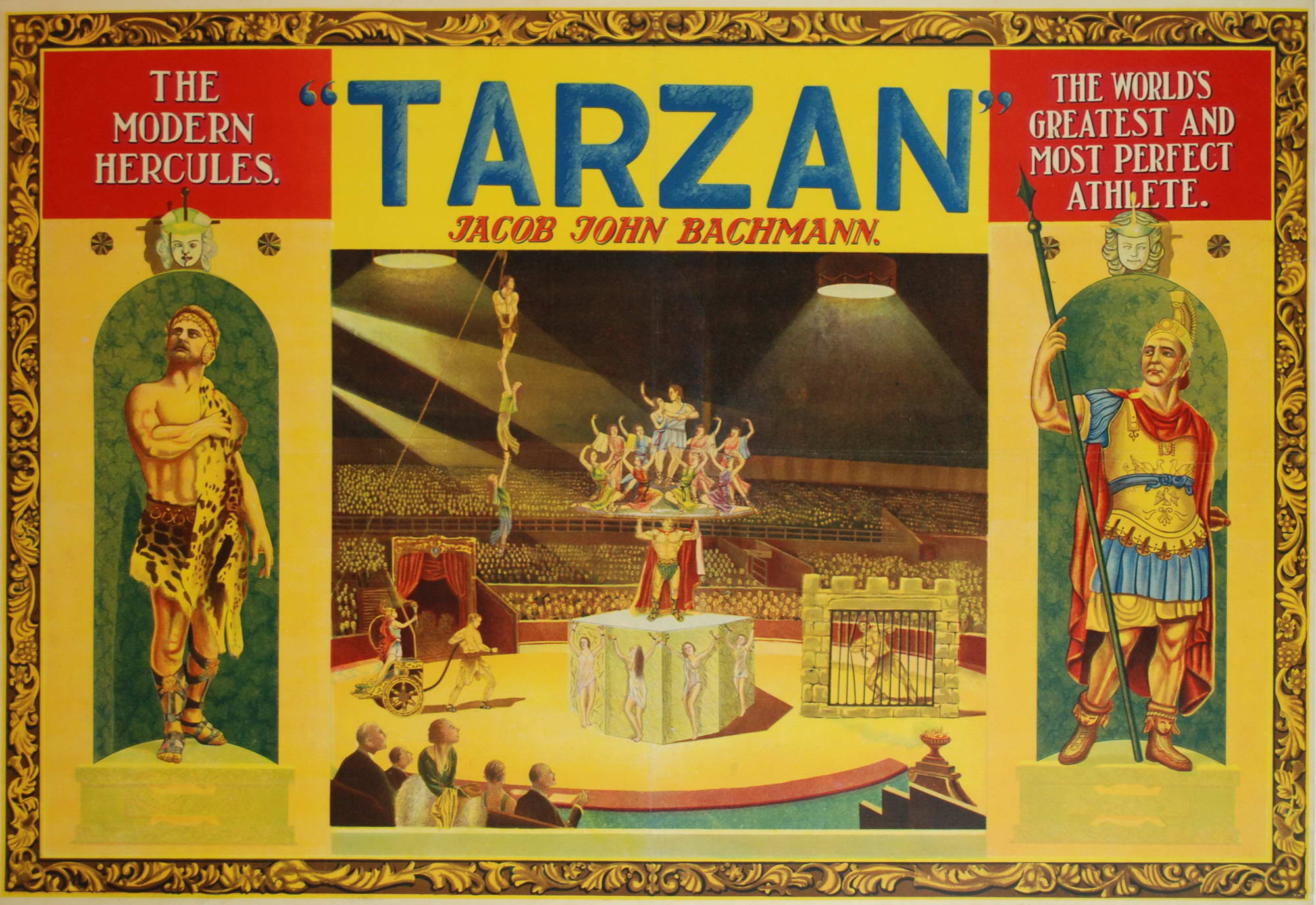 Tarzan. Jacob John Bachmann [Circus] – Posters + Prints